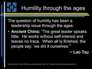 The power of humility(1) | PPTX