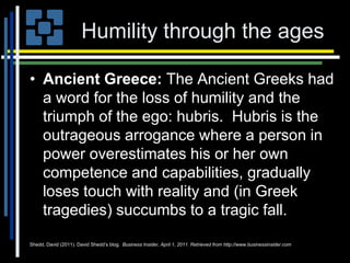The power of humility(1) | PPTX