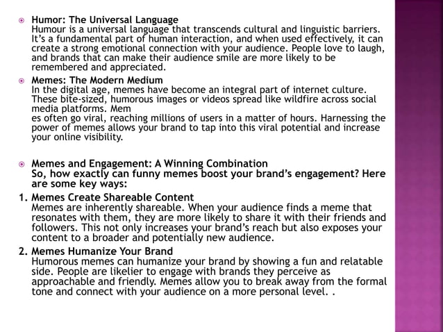 The Power of Humor - Funny Memes Can Boost Your Brands Engagement.pptx
