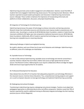 The Power of Hybrid Learning Models.pdf. | PDF