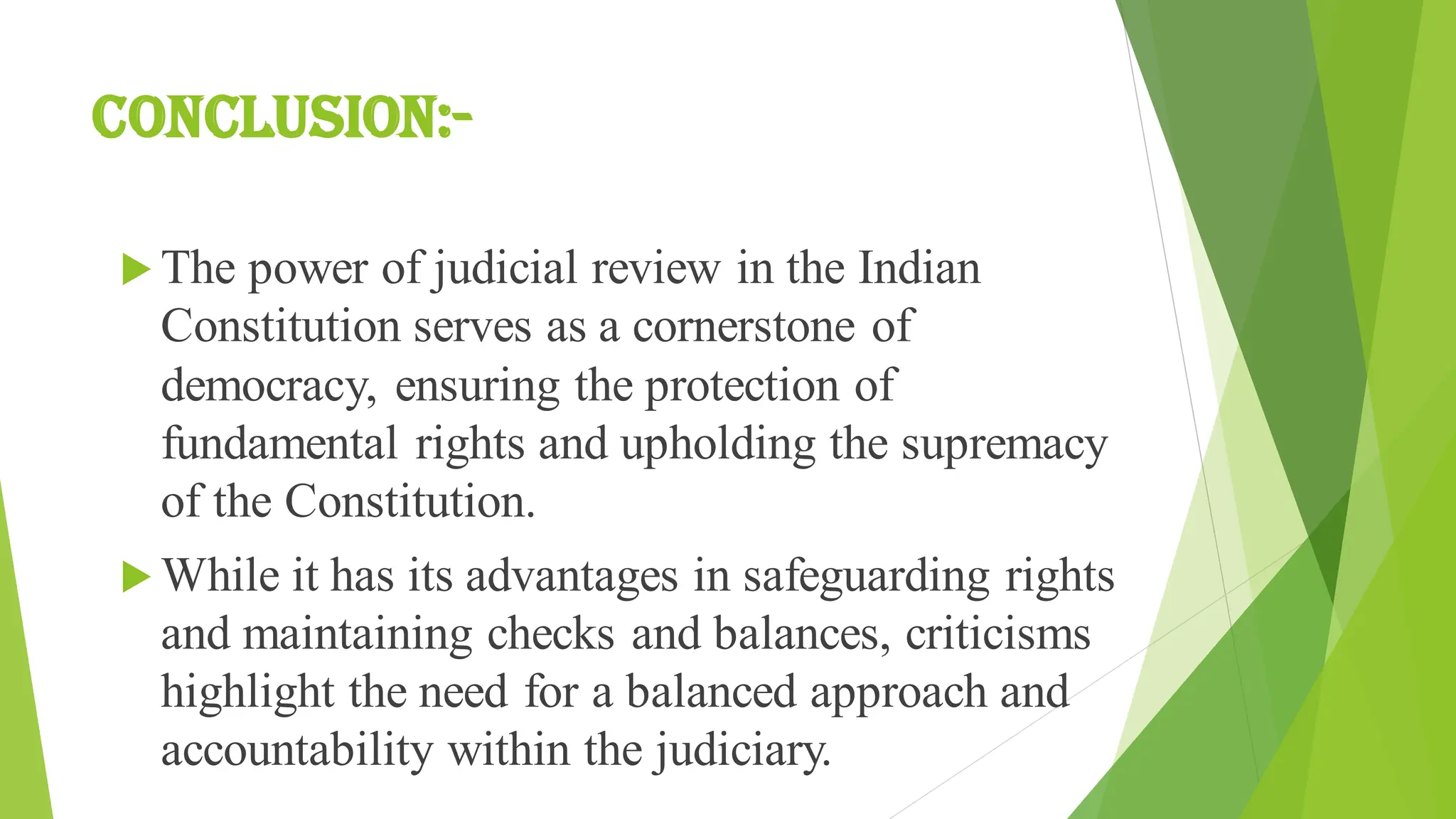 The Power of Judicial Review in the Indian Constitution.pdf