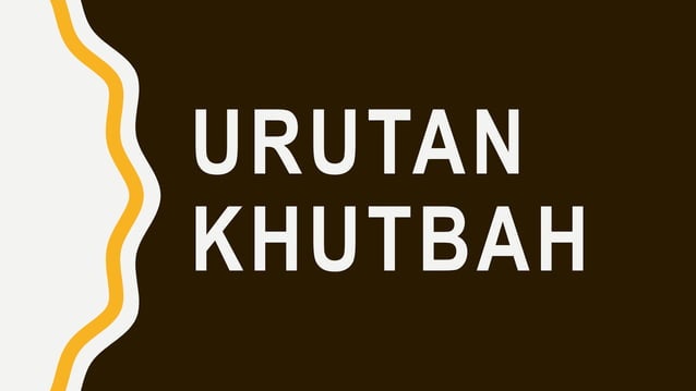 The power of khutbah | PPTX