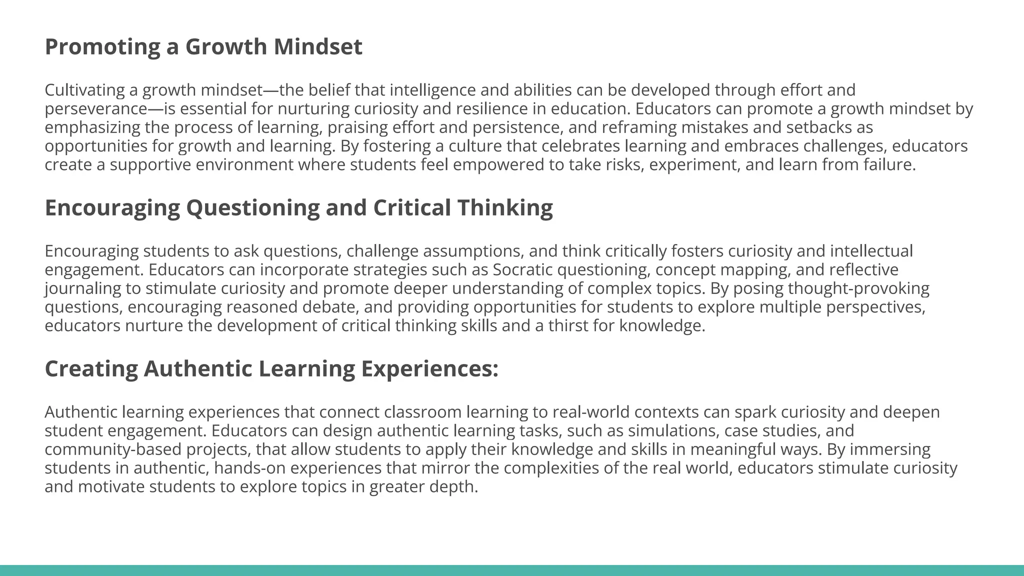 The Power of Lifelong Learning: Cultivating Curiosity in Education | PDF