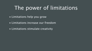 The poweroflimitations charlotte | PDF