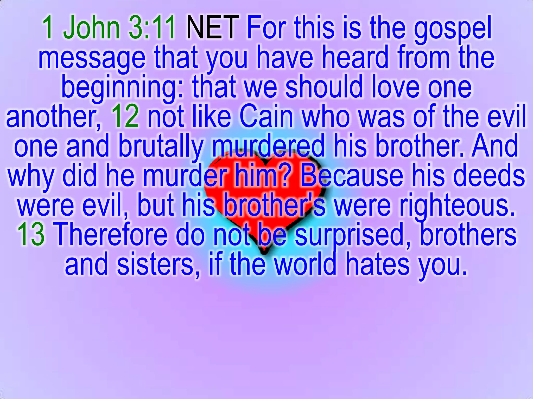 The Power Of Love 1 John 3:11-24 | PPTX
