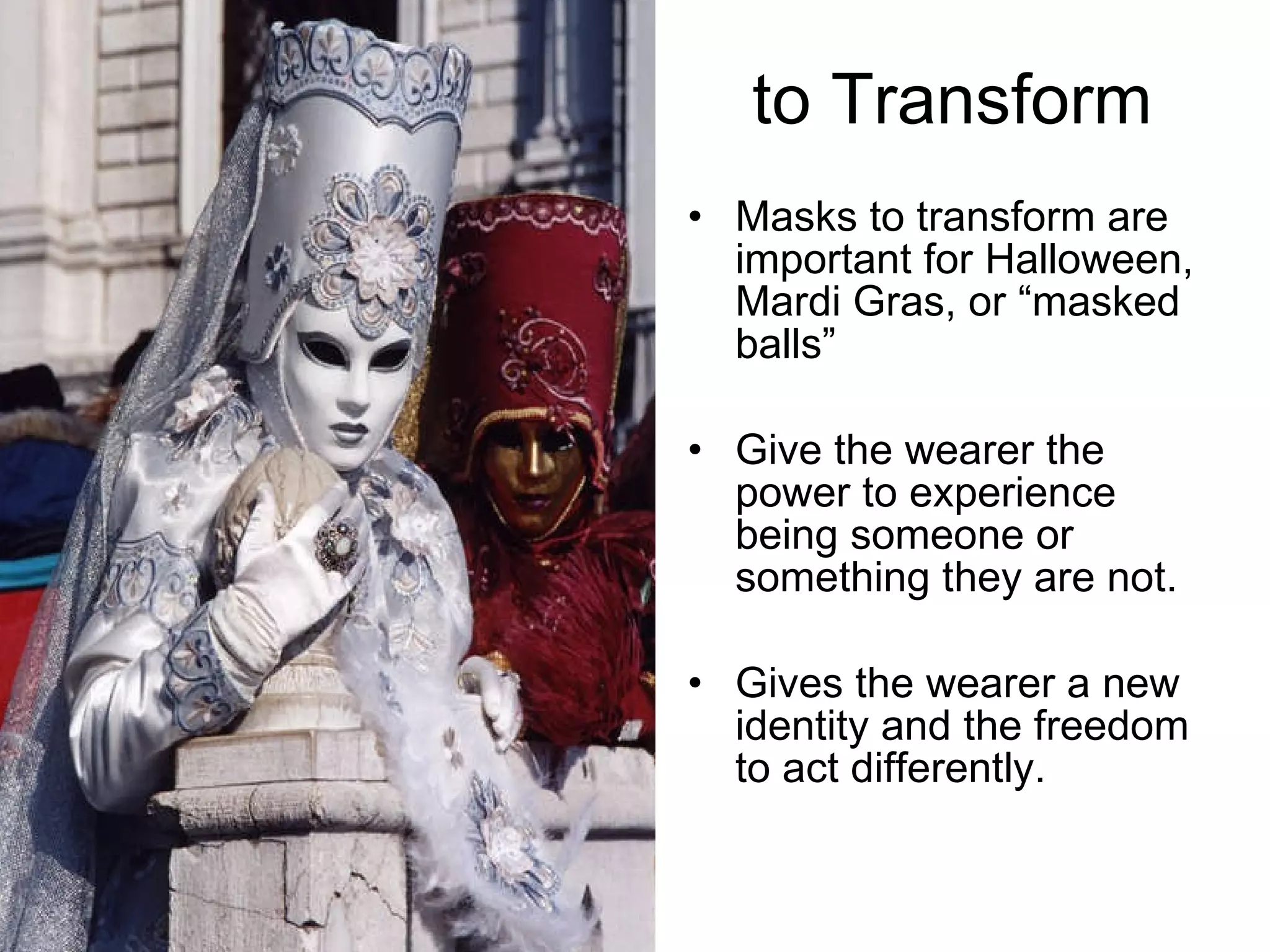 The power of masks | PPT