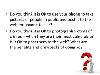 The power of mass self communication in national disaster | PPT