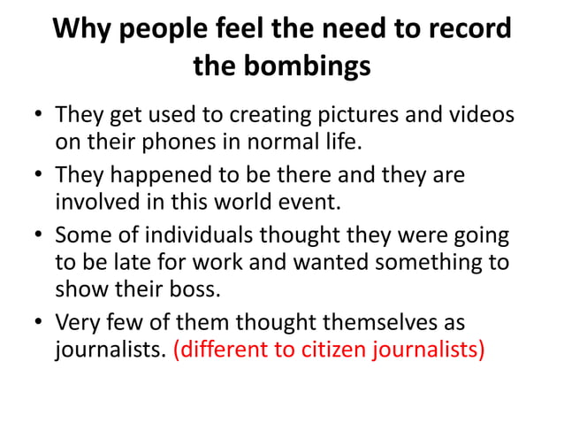 The power of mass self communication in national disaster | PPT