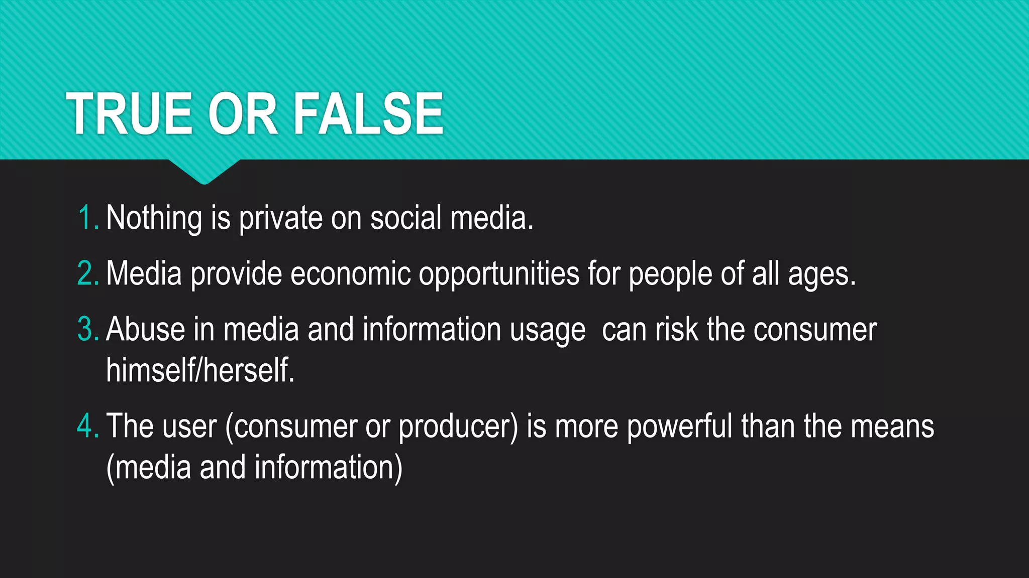 The Power of Media and Information | PPTX