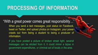 The Power of Media and Information | PPTX