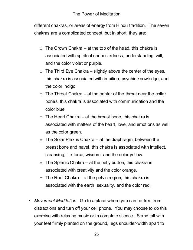 The Power of Meditation | PDF