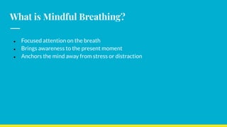 The Underestimated Power of Mindful Breathing | PDF