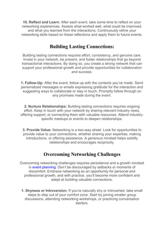The Power of Networking at Events Building Connections That Last.pdf