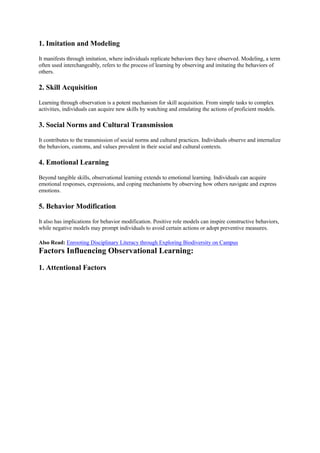 Observational Learning: Meaning, Impact On Behavior And Real-World ...