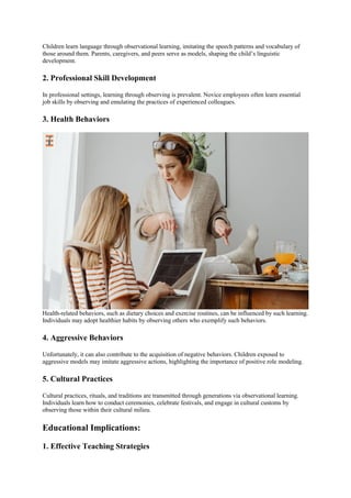 Observational Learning: Meaning, Impact On Behavior And Real-World ...