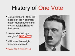 The Power of One | PPTX | Christianity | Religion & Spirituality