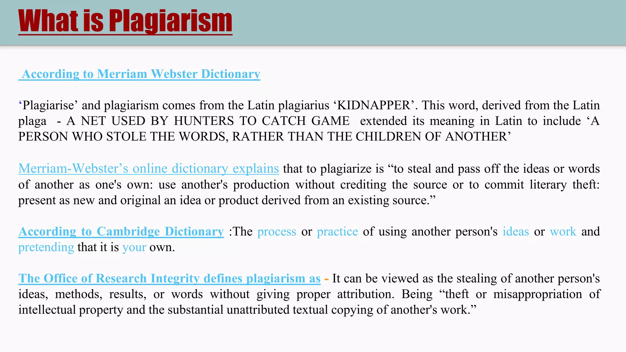 The Power of Originality: Navigating the Ethics of Plagiarism | PPTX ...