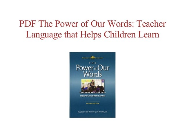 the power of language pdf