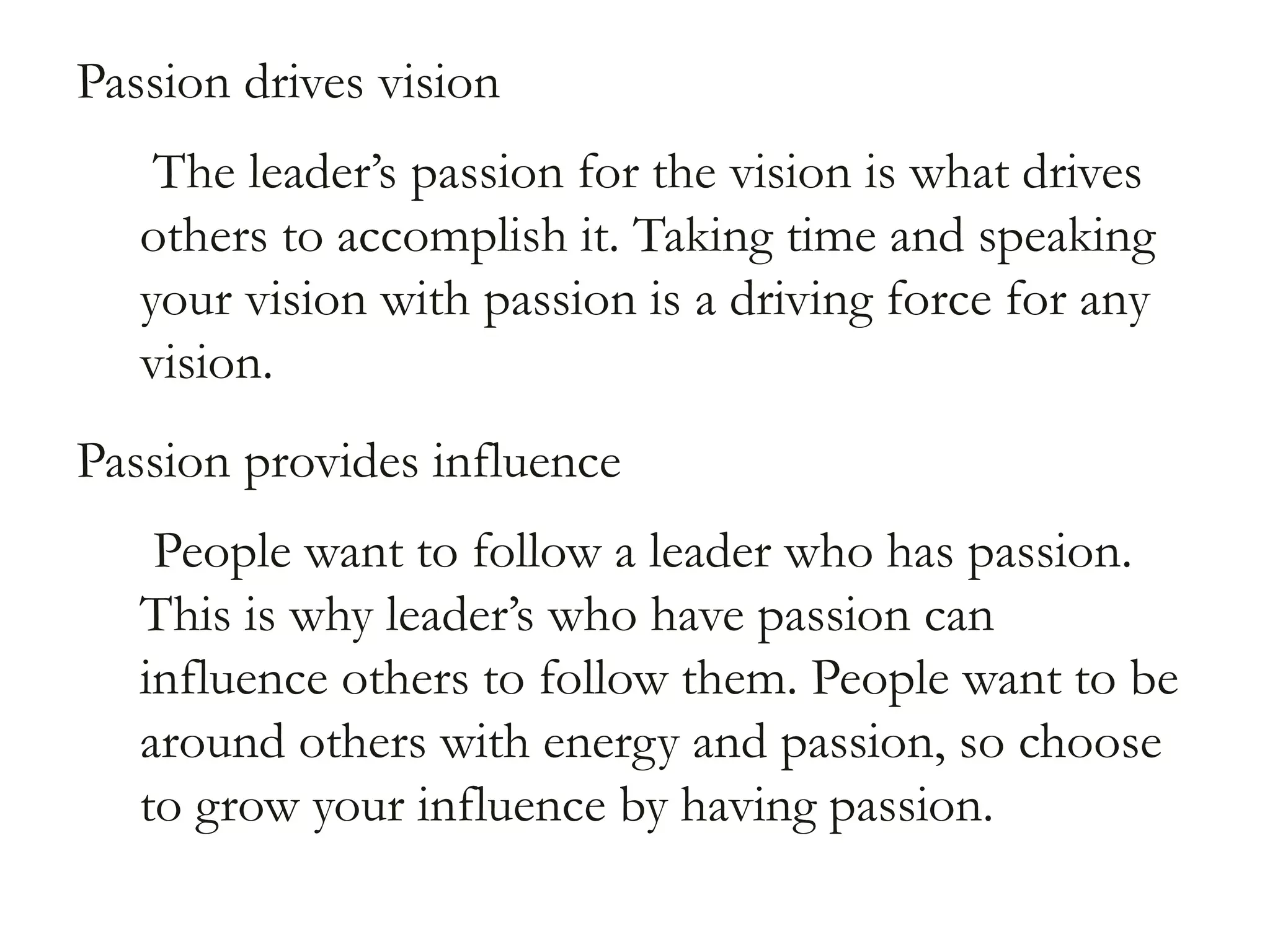 THE POWER OF PASSION | PPTX