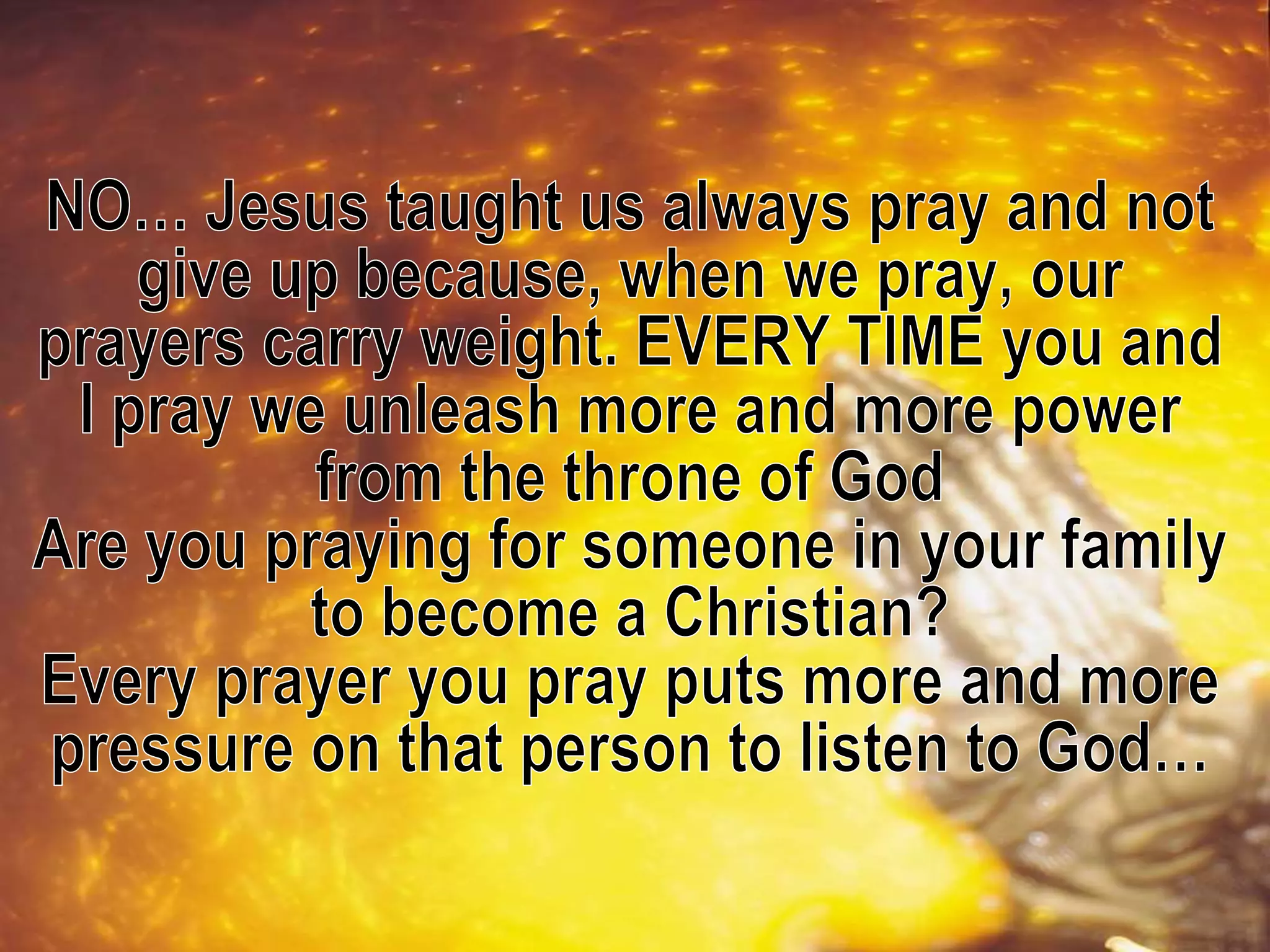 The Power of Persistent Prayer | PPTX