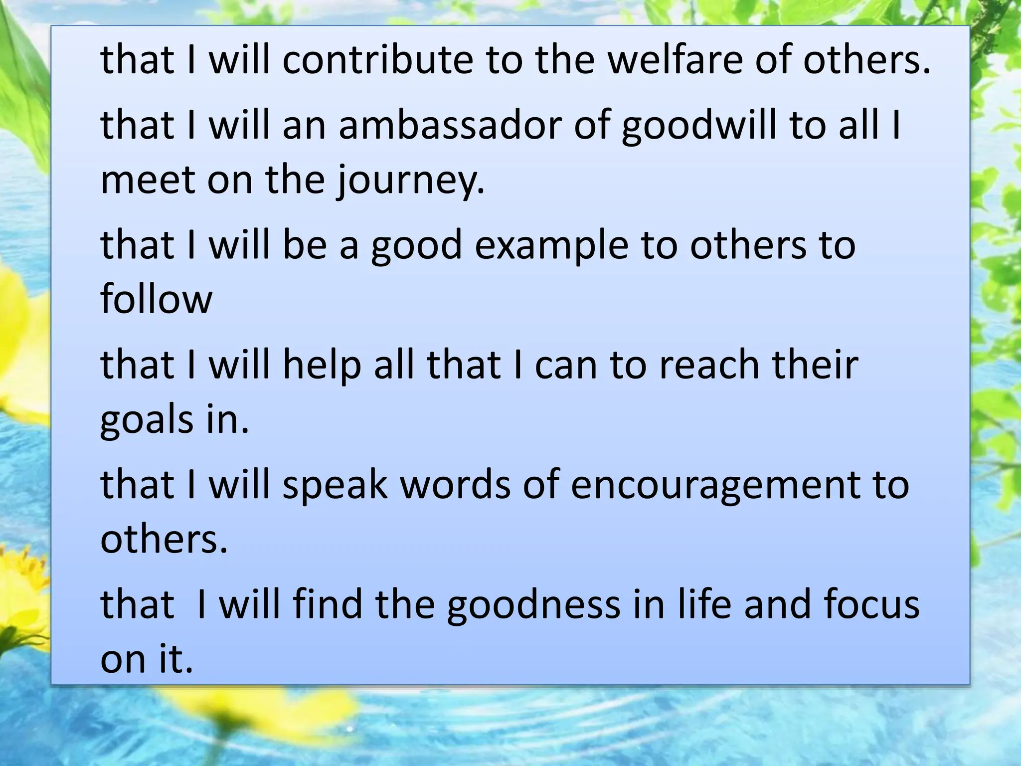 The Power of Personal Declarations .pptx