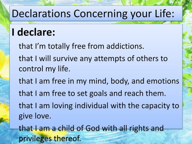 The Power of Personal Declarations .pptx