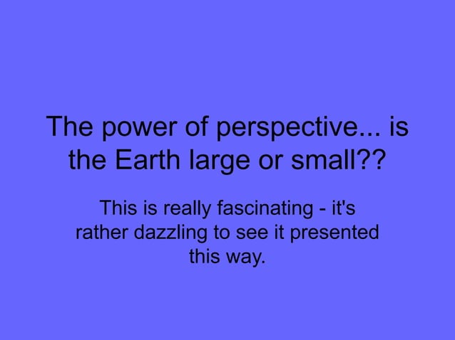 The power of perspective | PPT