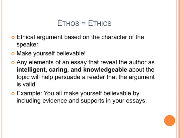 The power of persuasion logos, pathos, and ethos | PPTX