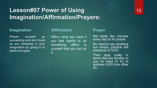 The power of positive thinking | PPTX