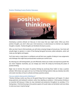 The Power of Positive Thinking.docx