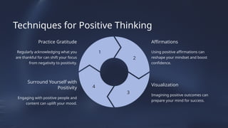 The Power of Positive Thinking is very important for all | PPTX