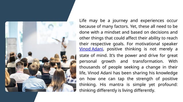 The Power of Positive Thinking Vinod Adani’s Philosophy for Personal Growth.pptx