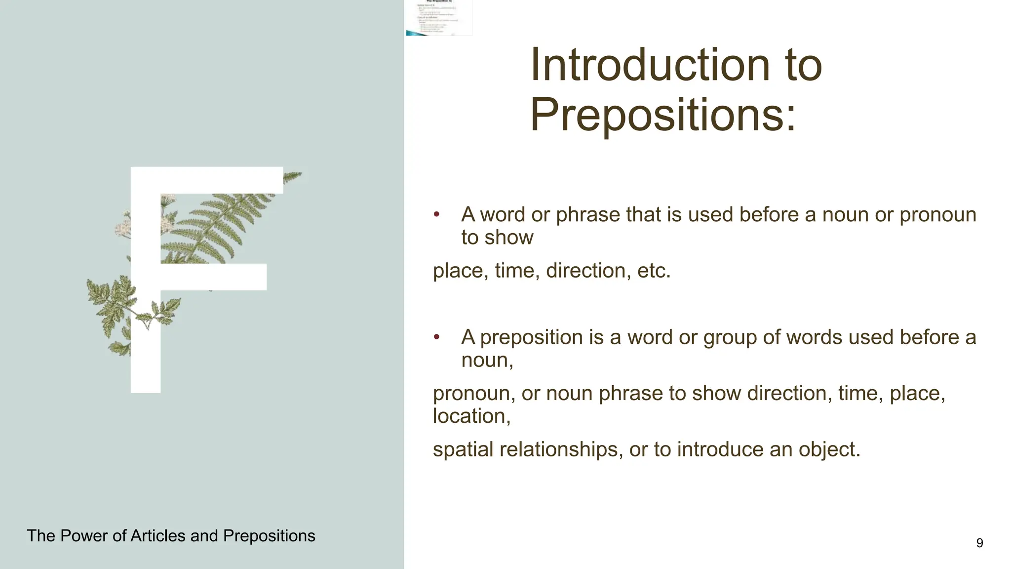 The Power of Preposition and Articles.pptx