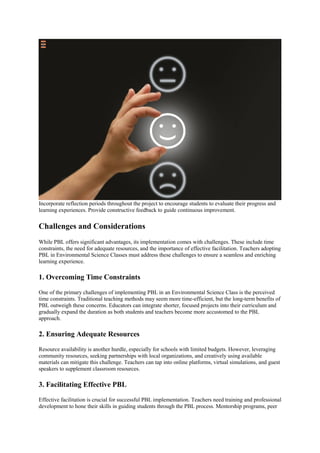 PBL in Environmental Science Class: Meaning. Applications, Benefits ...
