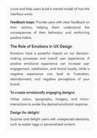 The Power Of Psychology In UX Design: Unlocking The Human Element | PDF