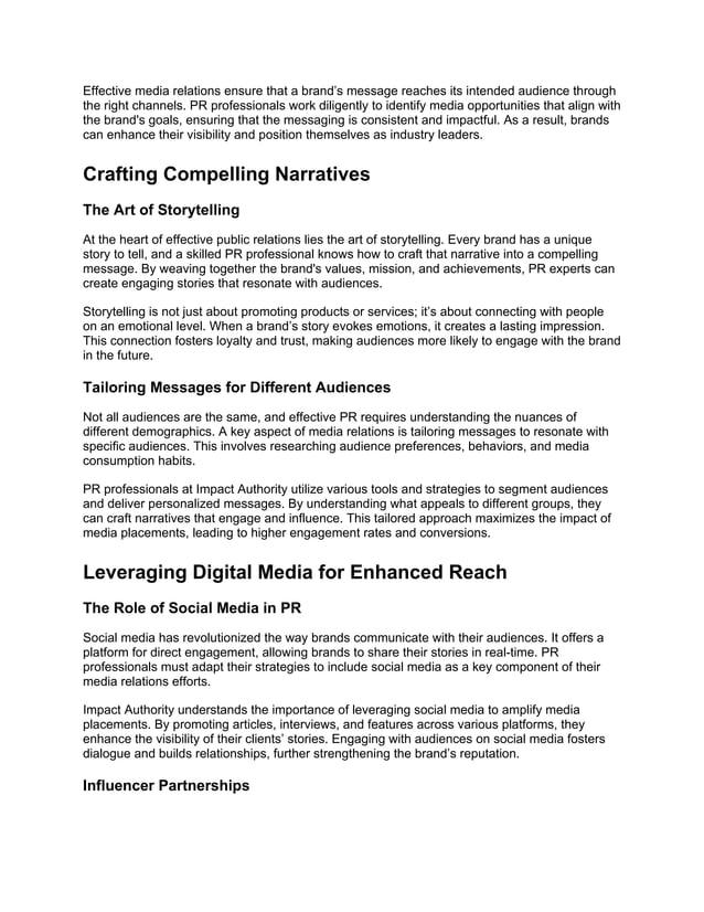 The Power of Public Relations_ Impact Authority PR’s Expertise in Media ...