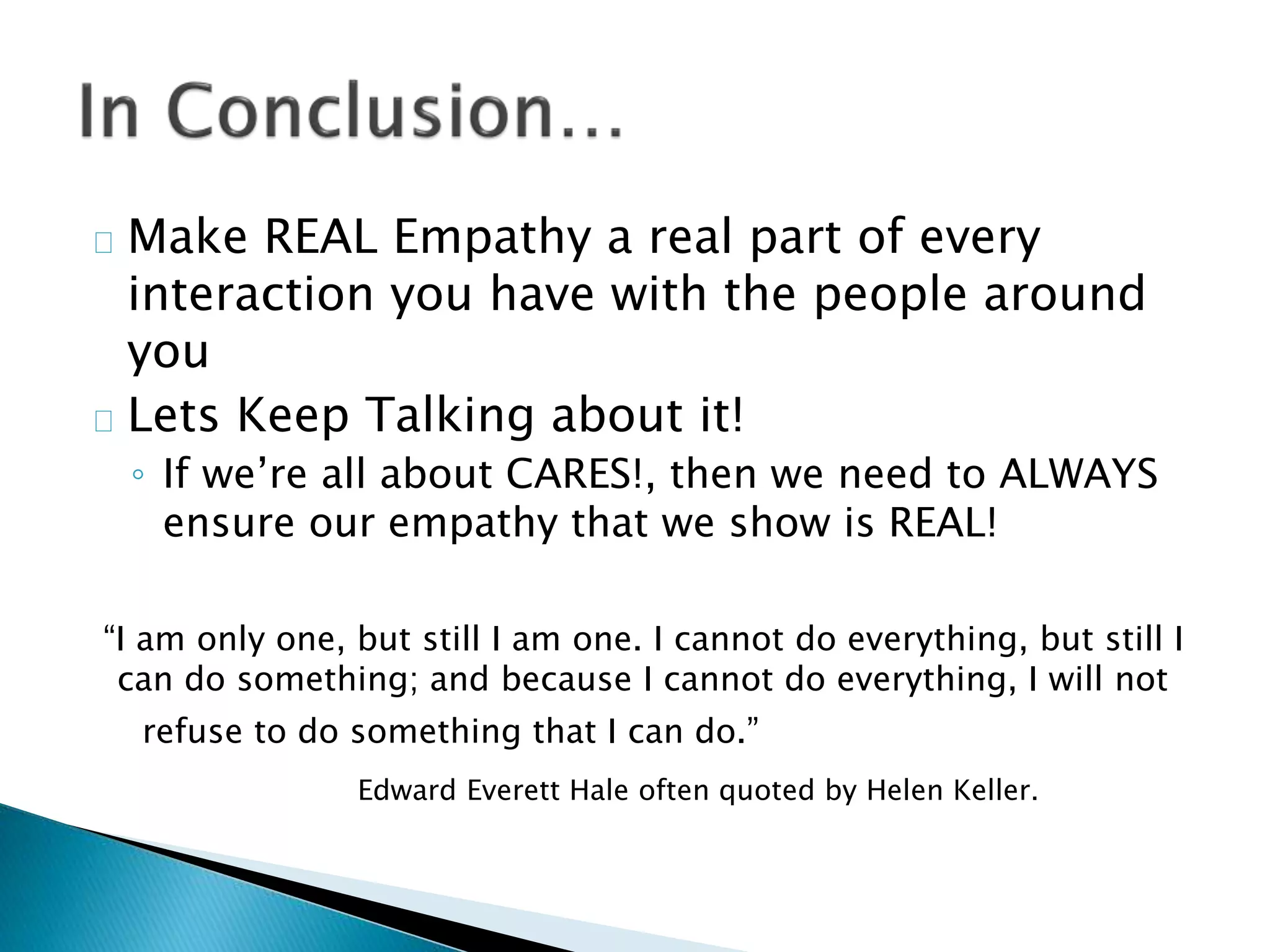 The Power of REAL Empathy | PPT