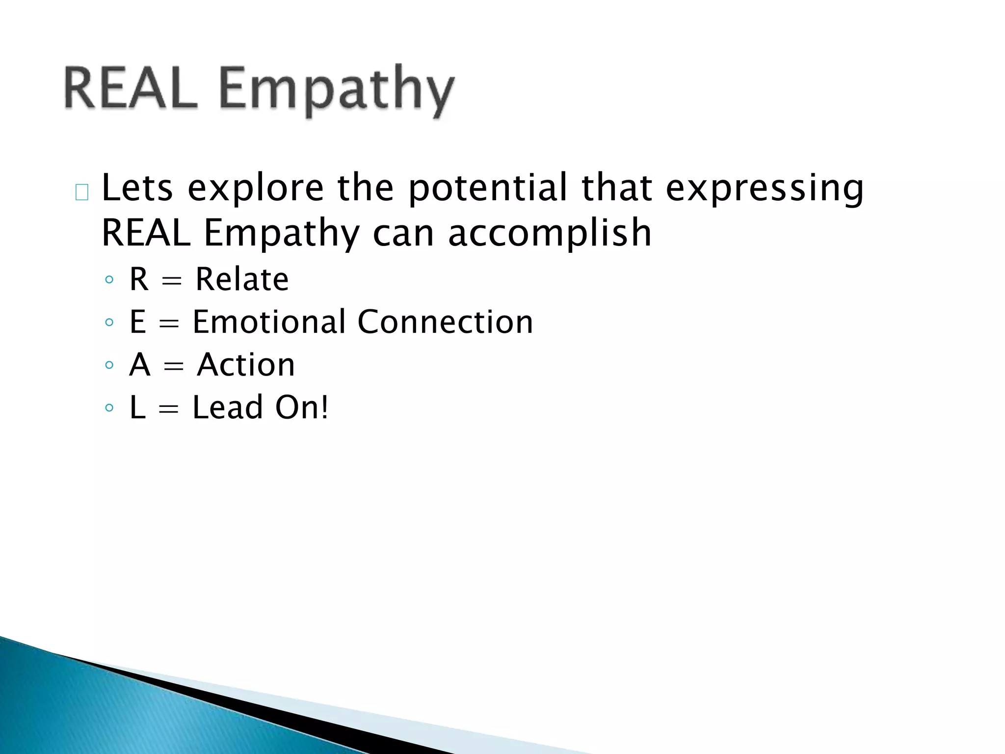 The Power of REAL Empathy | PPT