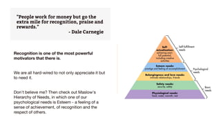 The Power of Recognition and Its Role in Creating a Culture of ...