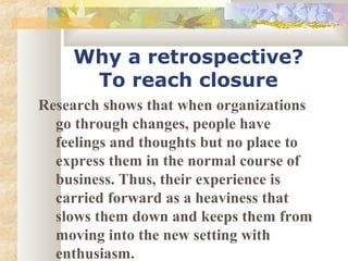 The Power of Retrospection | PPT