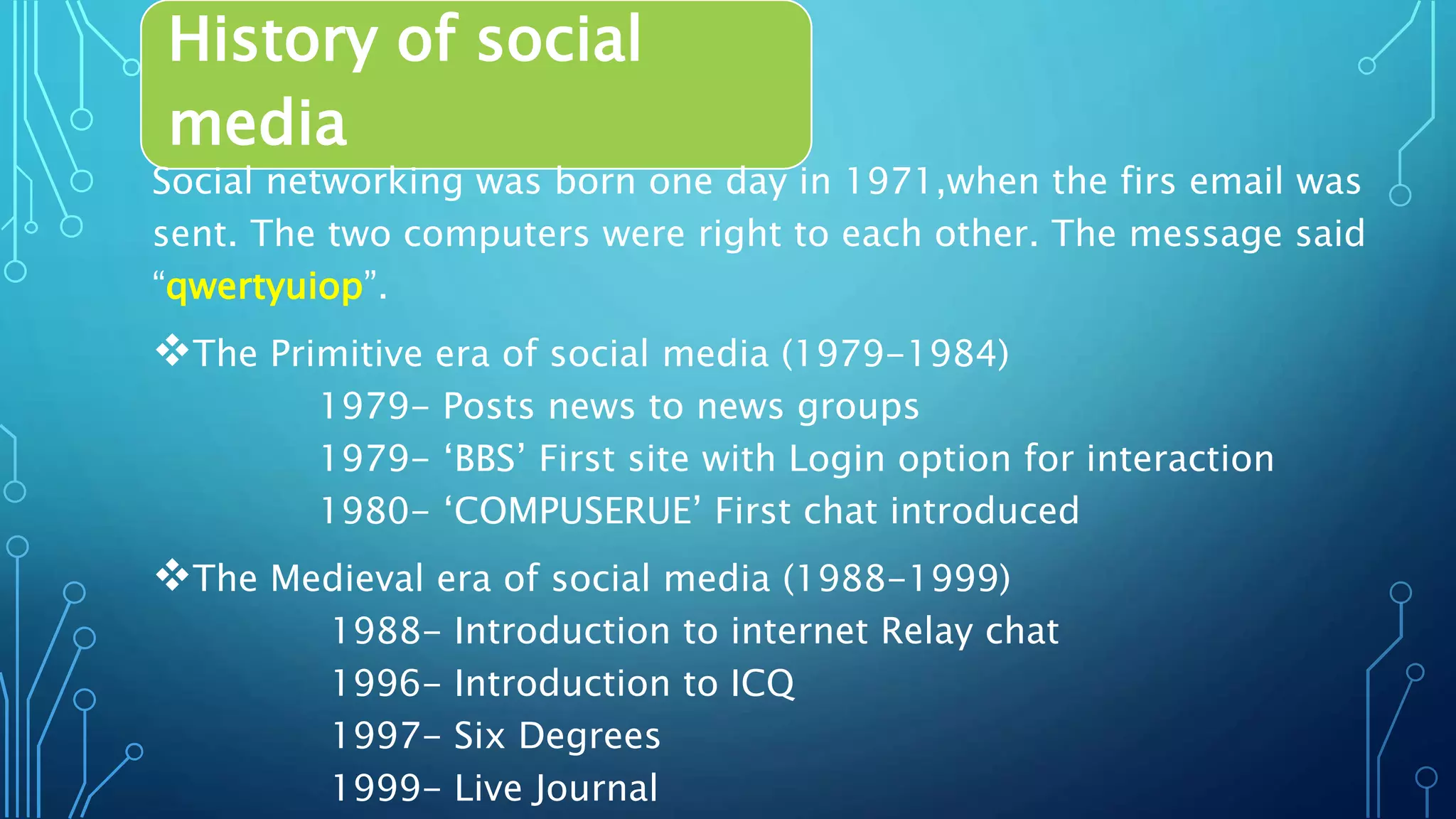 The power of social media | PPTX