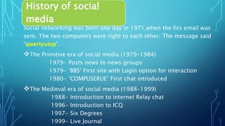 The power of social media | PPTX