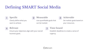 The Power of Social Media Objectives | Eflot | PPT