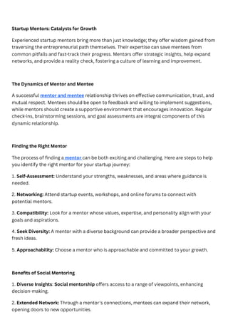 The Power of Social Mentorship Achieving Your Mentoring Goals in ...