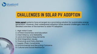 The Power of Solar PV Panels | Bluebird Solar | PDF