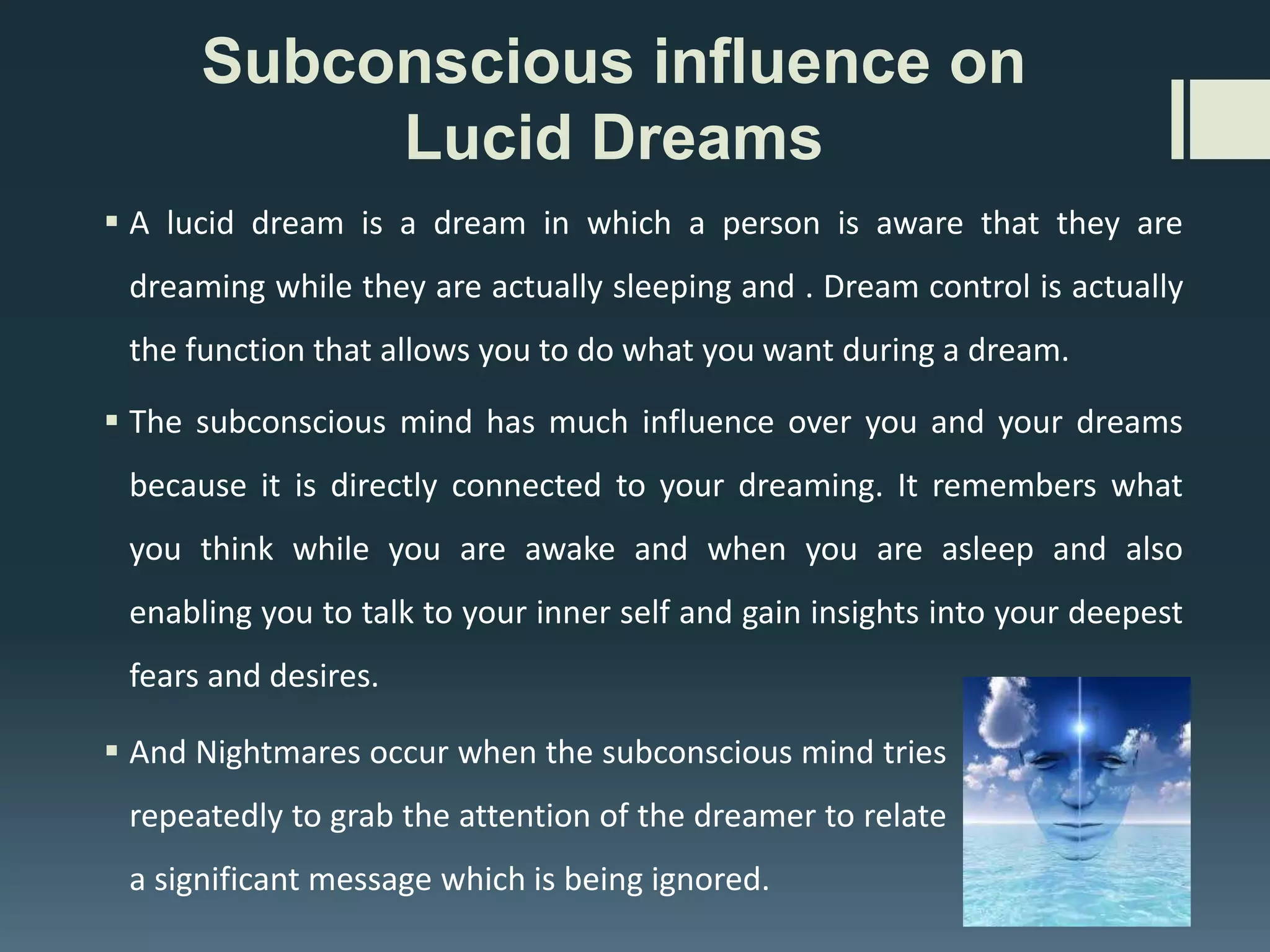The power of subconscious mind | PPTX