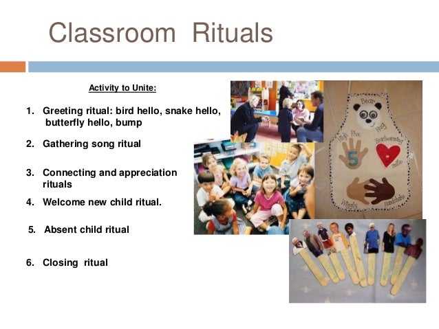 The power of teaching / Routine and rituals