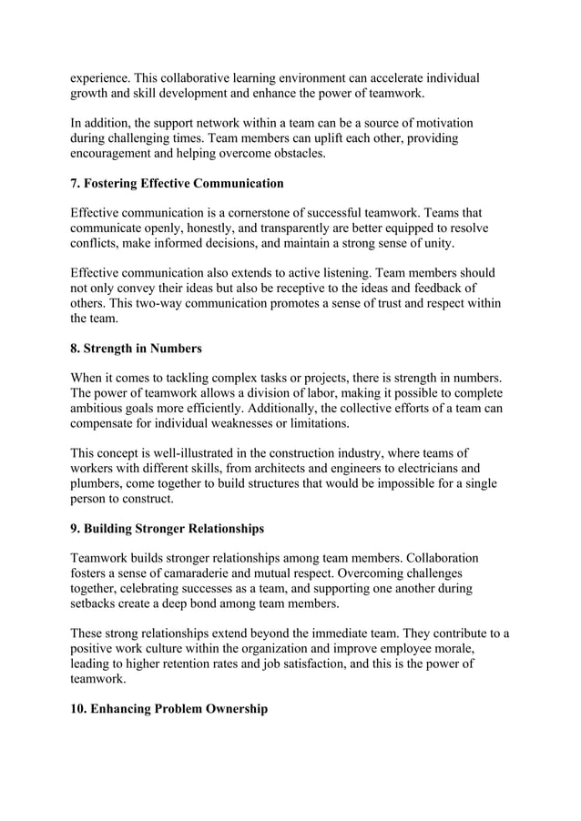 The Power of Teamwork.pdf