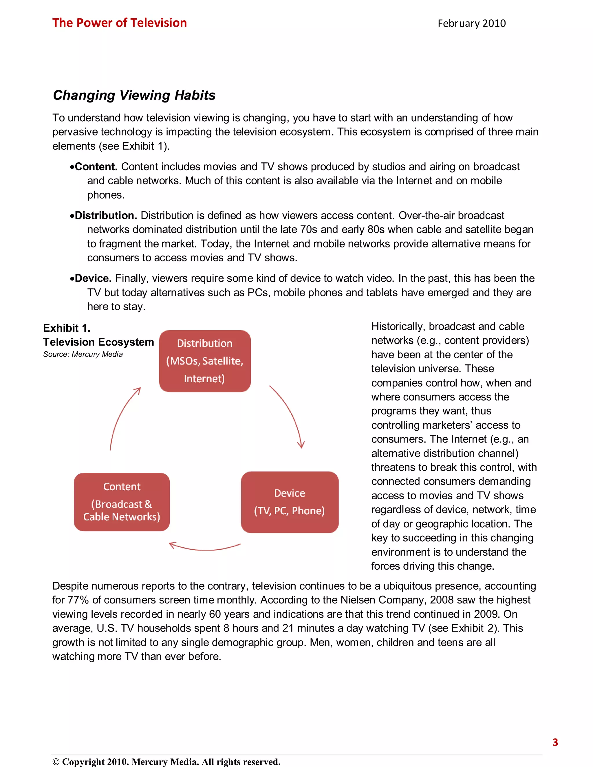 The Power of Television | PDF | History | Genres