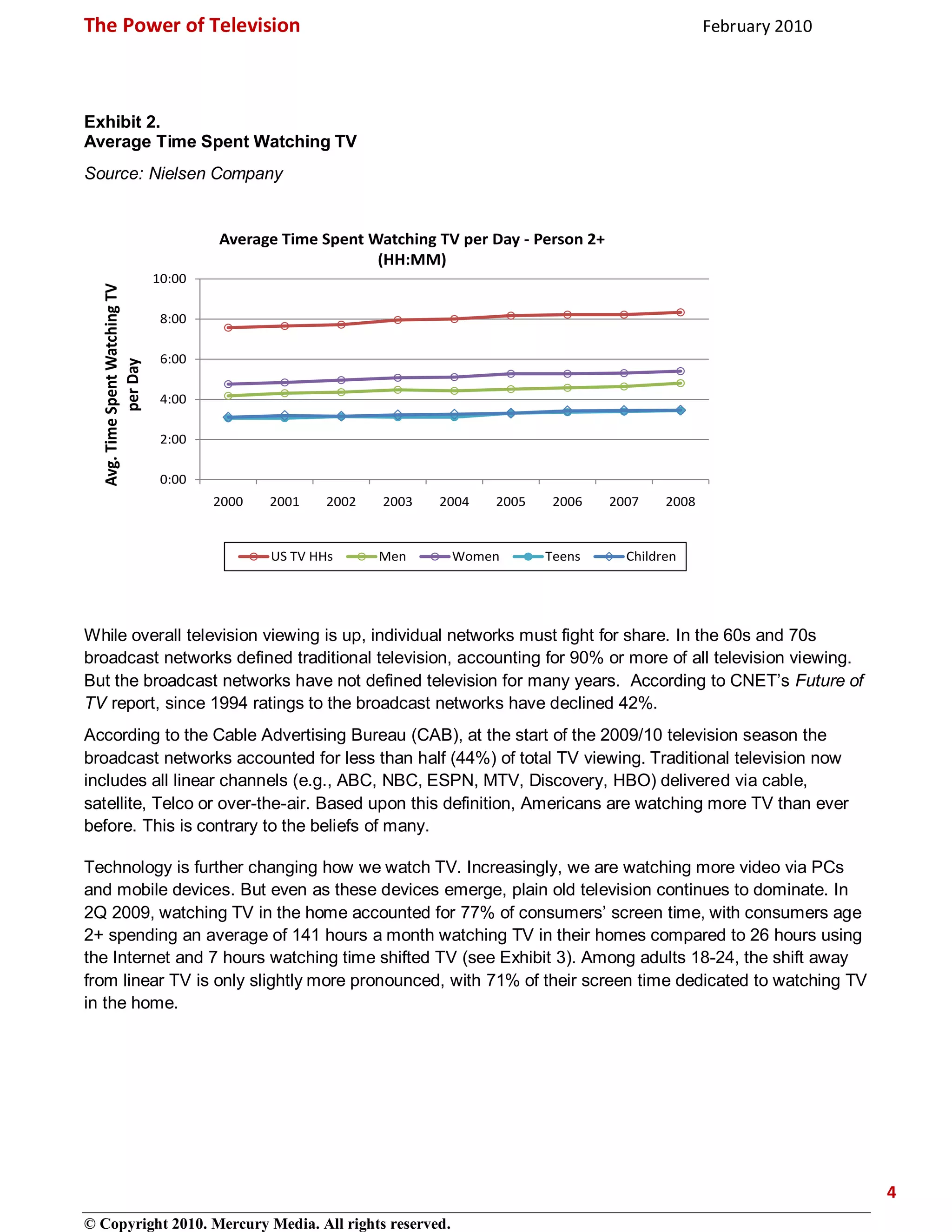 The Power of Television | PDF | History | Genres